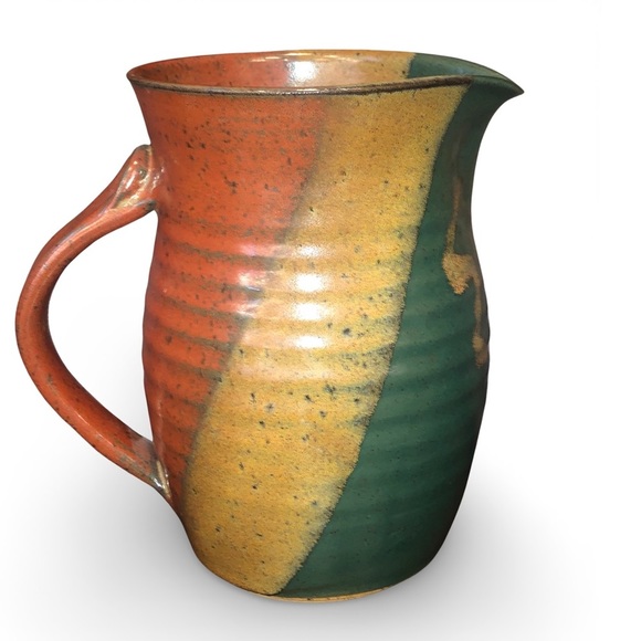 St. Mycac | Art | Signed St Mycac Pottery Pitcher 998 | Poshmark